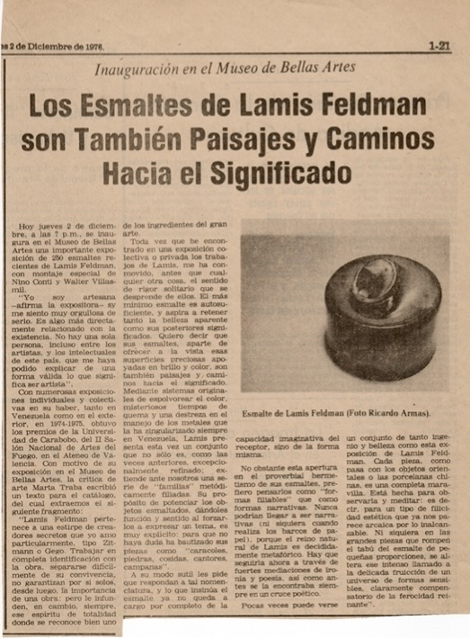 Lamis Feldman. Artesana y artista | ABRA